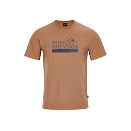 Cube Organic T-Shirt Wheels & Mountains XL
