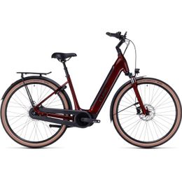 Cube Supreme Hybrid Pro 625 | Gr. 50 cm | Aluminium E-Citybike Rot
