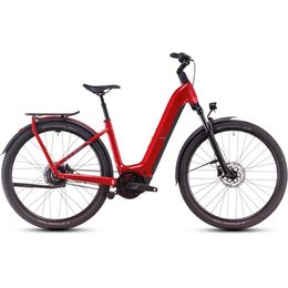 Cube Kathmandu Hybrid Comf. Pro 800 | Gr. 50 cm | Aluminium E-Trekkingbike Rot