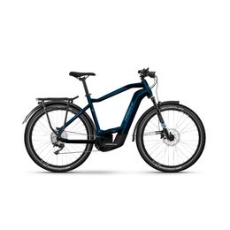 Haibike Trekking 8 High | Gr. 50 cm | Aluminium E-Trekkingbike Blau