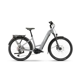 Haibike Trekking 7 Low I750Wh | Gr. S | Aluminium E-Trekkingbike Silber