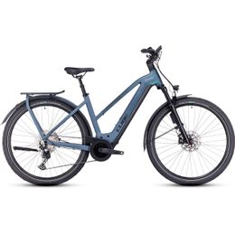 Cube Kathmandu Hybrid ABS 750 | Gr. 50 cm | Aluminium E-Trekkingbike Blau