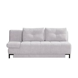 Querschläfer aus Bouclé Sammy grau Maße (cm): B: 206 H: 98 T: 98.0 Sofas > Sofas nach Material > Stoffsofas » Sofa DE