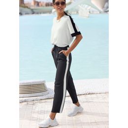 Vivance Damen Schlupfhose, schwarz-wei&szlig;, Gr&ouml;&szlig;e 42