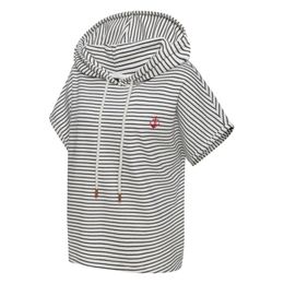 H.I.S. H.I.S Damen Sweatshirt, marine-offwhite, Gr&ouml;&szlig;e 44/46
