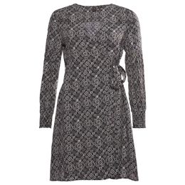 Superdry Kleid 'Bohemian' Damen Größe 34 grau / schwarz Winterkleid
