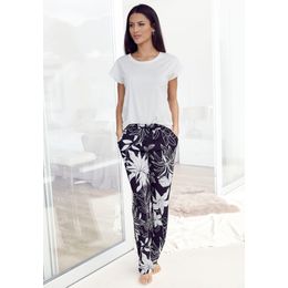Lascana Damen Pyjamaoberteil, ecru, Größe 44/46