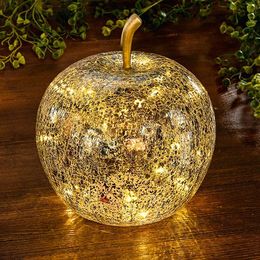 Glas-Apfel LED-beleuchtet