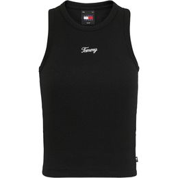 Tommy Jeans Curve Top female Black size XXS