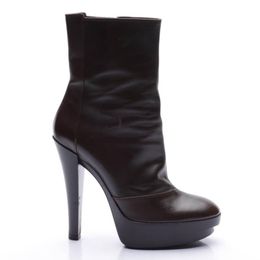 Louis Vuitton Stiefeletten Damen Größe 38.5 Second Hand braun