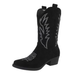 Ital-Design Cowboy Boots female Black size 36