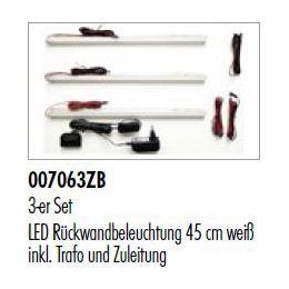 MCA furniture LED-R&uuml;ckwandbeleuchtung 3er-Set CALI