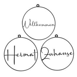 Boltze Schild Schriftzug HEIMAT