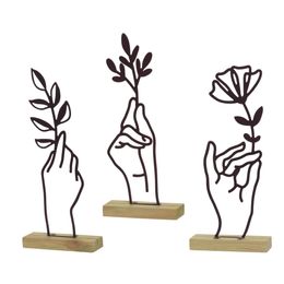 Kaemingk Aufsteller mit Blume HANDS