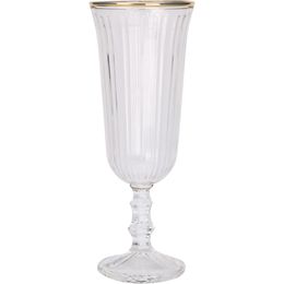 Koopmann Sektglas mit Goldrand EH