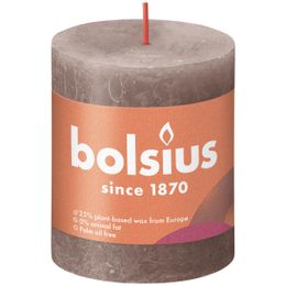 bolsius Kerze Rustik Rustikales Taupe