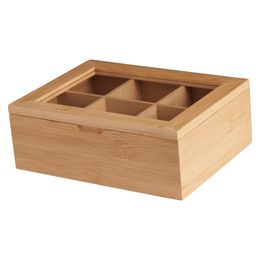 Teebox mit Deckel Bambus DAY