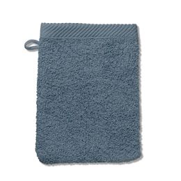 Kela Waschhandschuh rauchblau LADESSA