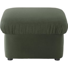 Hocker DOMO collection "Pegnitz", gr&uuml;n, B:60cm H:40cm T:60cm, 100% Polyester, Hocker, Polsterhocker