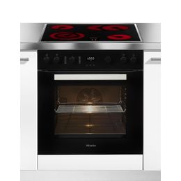 Miele Elektro-Herd-Set "H2455E OBSW mit KM 6003 LPT", Energieeffizienz: A+ (A+++-D), schwarz (obsidianschwarz), Herdsets, Herd-Set - Kombination aus Herd und flexibel nutzbarem Kochfeld