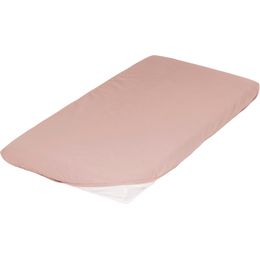 Matratzenschutzbezug SETEX "Feinbiber Spannbetttuch wasserdicht", grau (taupe), B:60cm H:0,5cm L:120cm, Bezug: 100% Baumwolle. F&uuml;llung: 100% Polyurethan, Matratzenzubeh&ouml;r, F&uuml;r Matratzen mit einer von H&ouml;he von 10-12cm