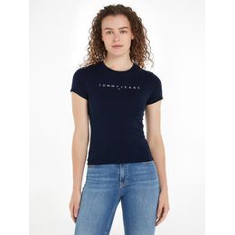 Tommy Jeans Shirt in Dunkelblau - 57% | Gr&ouml;&szlig;e M | Damen-tops