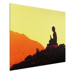 Alu-Dibond Spirituell Resting Buddha