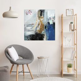 Glasbild Wechselspiel Abstrakt I