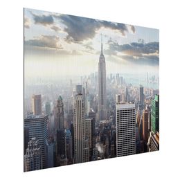 Alu-Dibond Architekur & Skyline Sonnenaufgang in New York