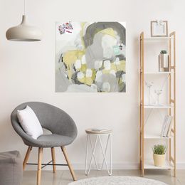 Glasbild Zitronen im Nebel II