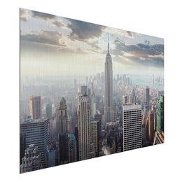 Alu-Dibond Architekur & Skyline Sonnenaufgang in New York