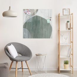 Glasbild Jadesteine I