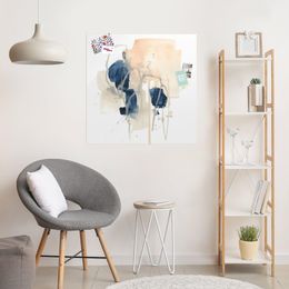 Glasbild Azurit I