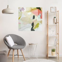 Glasbild Klangspiel in Fuchsia I