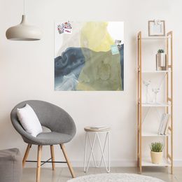 Glasbild Ozean und W&uuml;ste III