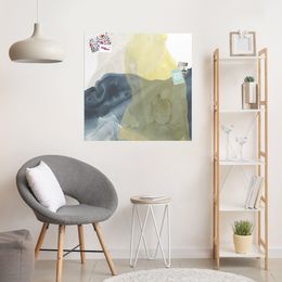 Glasbild Ozean und W&uuml;ste III