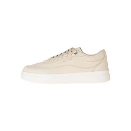 Tommy Hilfiger Shoes Leder-Sneakers in Beige - 52% | Gr&ouml;&szlig;e 41 | Damen-sneakers