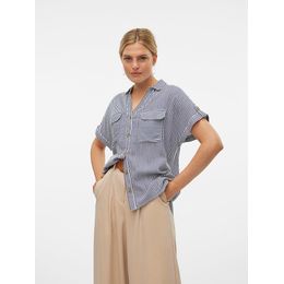 V&eacute;ro Moda Vero Moda Bluse in Dunkelblau - 40% | Gr&ouml;&szlig;e M | Damen-blusen