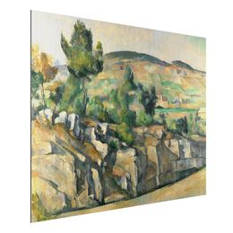 Alu-Dibond Kunstdruck Paul C&eacute;zanne - H&uuml;gelige Landschaft