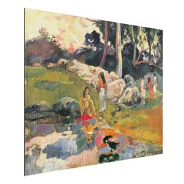 Alu-Dibond Kunstdruck Paul Gauguin - Flussufer