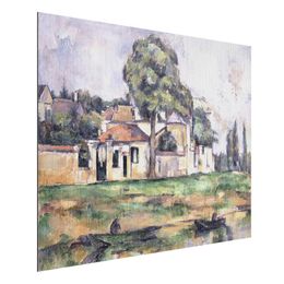 Alu-Dibond Kunstdruck Paul C&eacute;zanne - Ufer der Marne