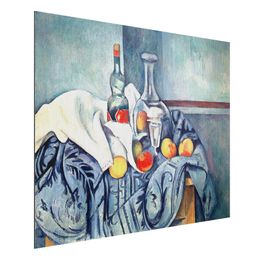Alu-Dibond Kunstdruck Paul C&eacute;zanne - Stillleben Pfirsiche