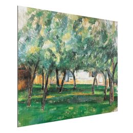 Alu-Dibond Kunstdruck Paul C&eacute;zanne - Geh&ouml;ft Normandie