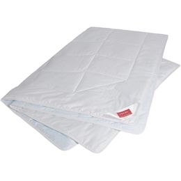 Naturfaserbettdecke Hefel "COOL", weiß, B:155cm L:220cm, Bezug: 100% Baumwolle. Füllung: 100% Lyocell, Bettdecken, temperierter Schlafkomfort