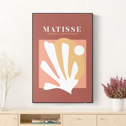 Akustik-Wechselbild Matisse Interpretation - Kombination Rot