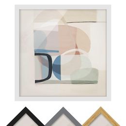 Abstraktes Bild mit Rahmen Multiform III