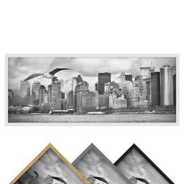 Architektur & Skyline Bild mit Rahmen No.YK1 New York II