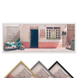Architektur & Skyline Bild mit Rahmen Mini Supermarkt Vintage