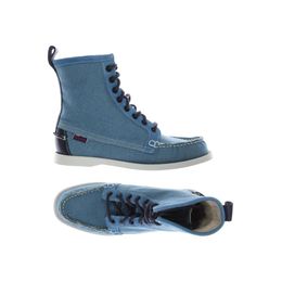 Sebago Stiefelette Damen Größe 37 Second Hand blau