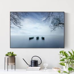 Akustik-Wechselbild Ruhe auf dem See